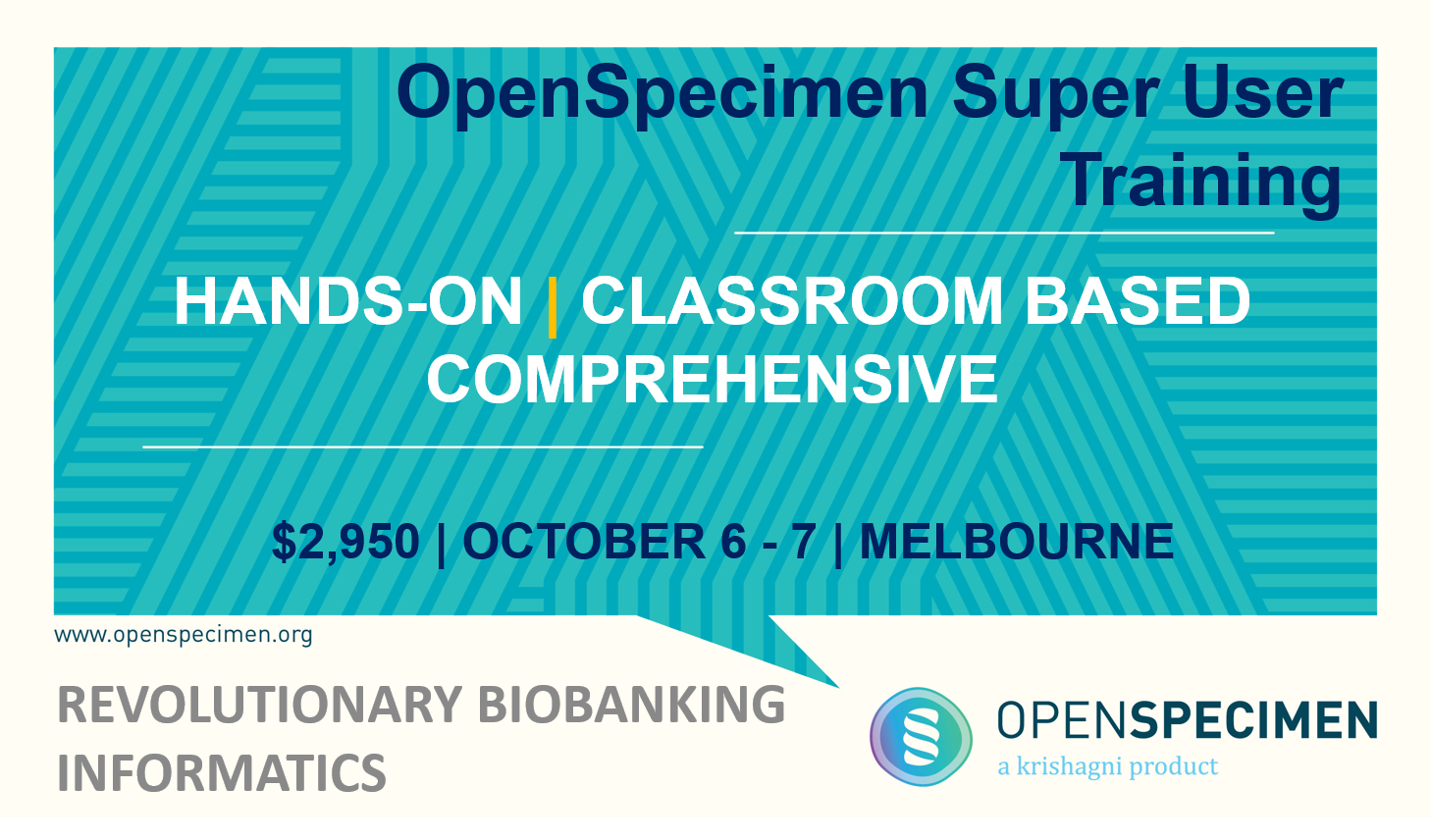 os__training_aus – OpenSpecimen